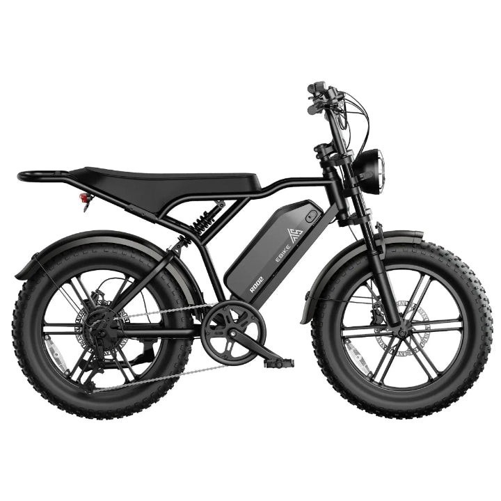 R002 20''*4.0 1500W Full Suspension Moped-style Electric Bike Europe ...